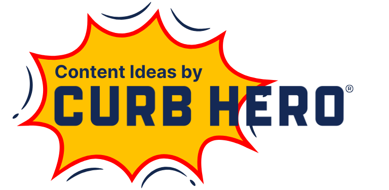 Real estate social media and marketing graphics by Curb Hero